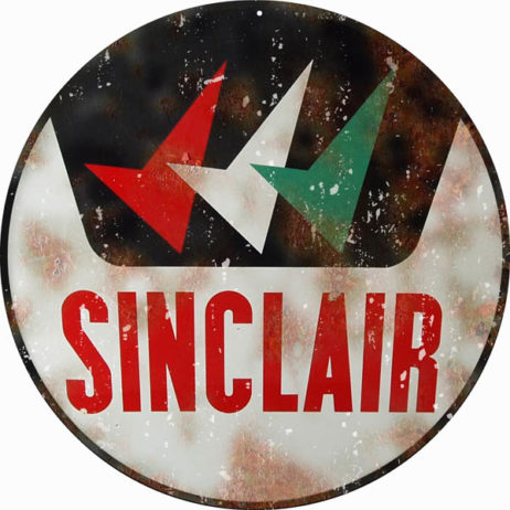 Vintage Sinclair Sign 14 Round - Reproduction Vintage Signs