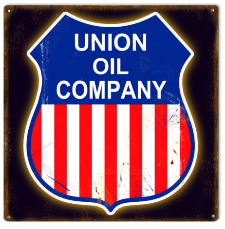 Reproduction Union Oil Company Sign 12x12 - Reproduction Vintage Signs