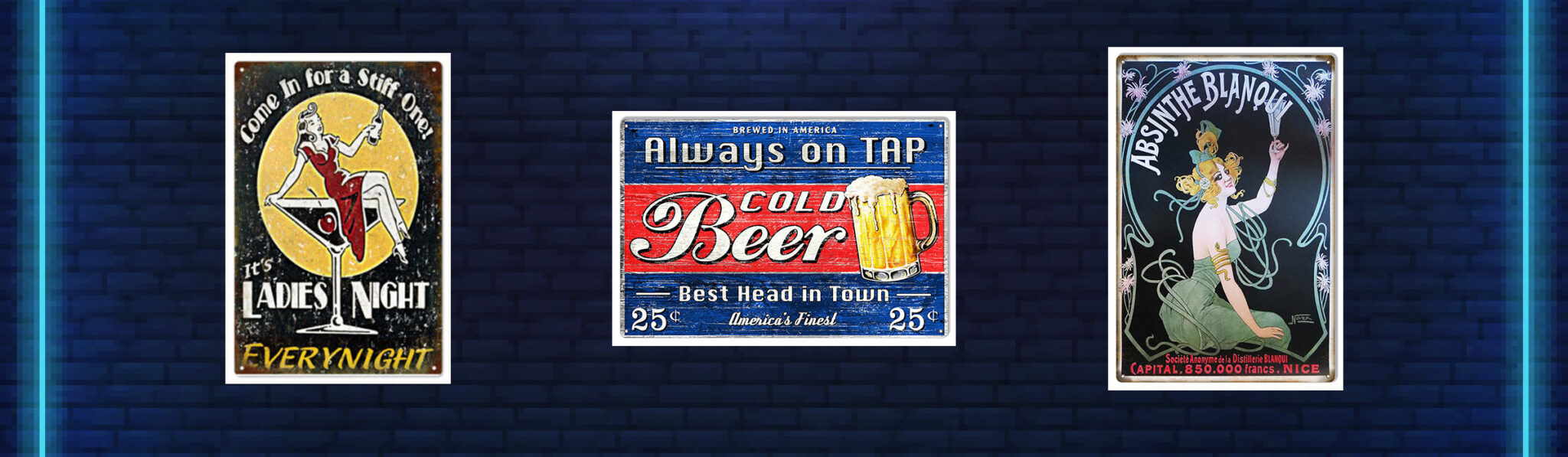 Garage Art Signs - Reproduction Vintage Signs - Shop Metal Signs Now